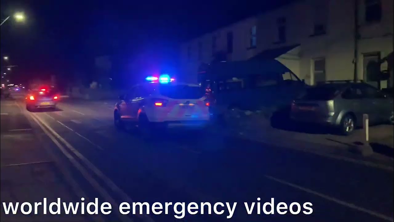 Gwent Police Responding To A Panic Button After A Police Officer Was