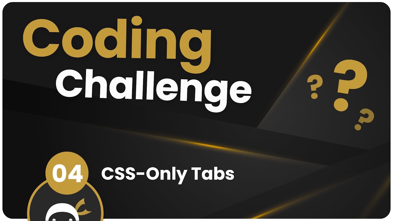 Coding Challenge 4 Css Only Tabs Youtube