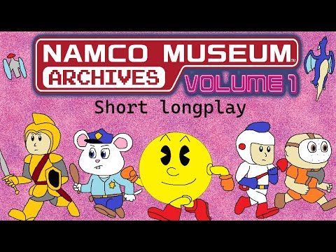 Longplay Namco Museum Archives Vol 1 Simple Gameplay Showcase With