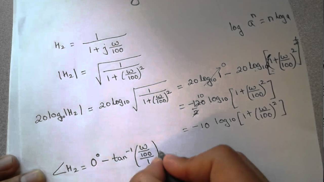 Bode Plot Example 2 Youtube
