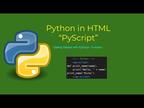 Pyscript Tutorial 002 Function In Pyscript Youtube