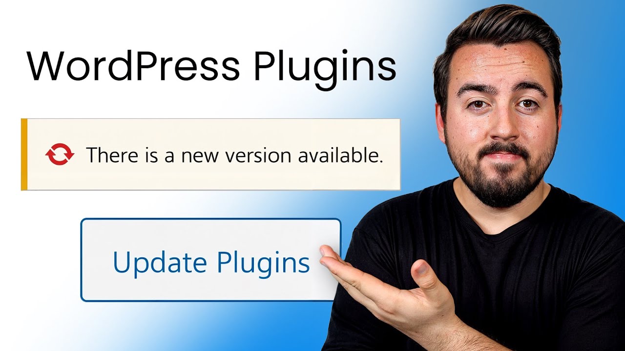 How To Update Your Wordpress Plugins Youtube