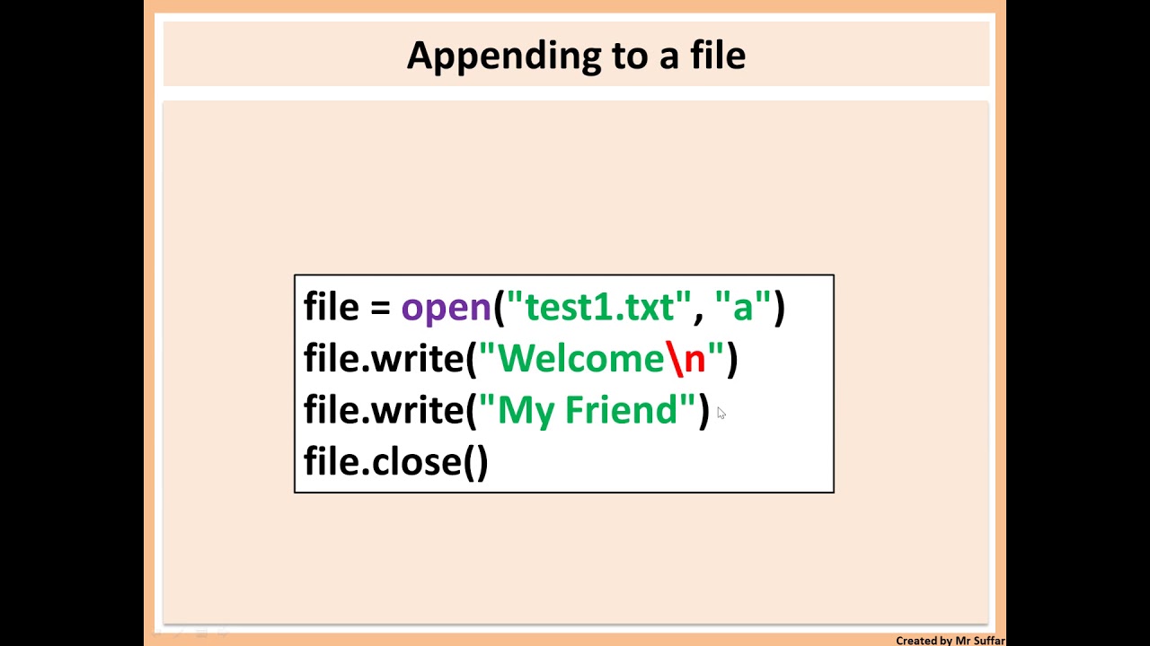 File Handling Reading From A File Youtube