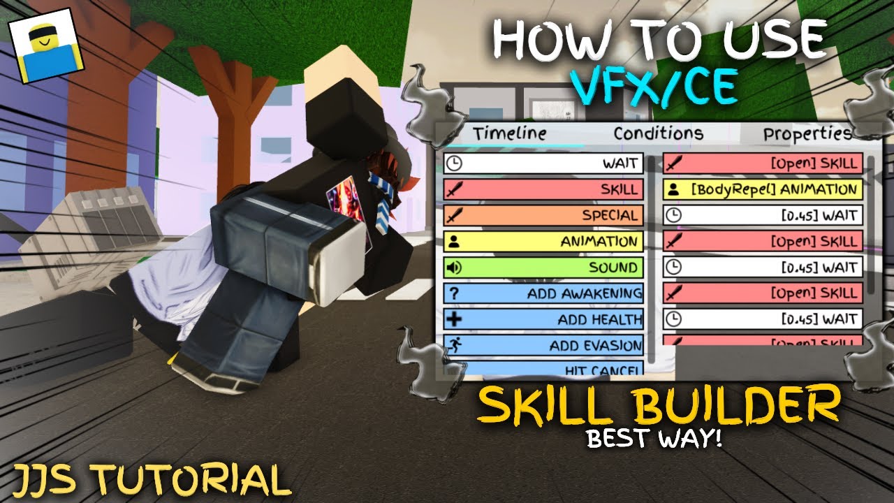 How To Use Vfx Ce On Skill Builder In Jujutsu Shenanigans Youtube