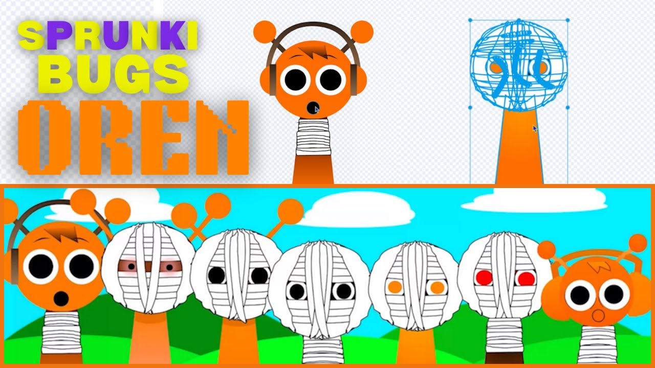 How To Make A Bug Tutorial Sprunki Oren Alive In Original Phase