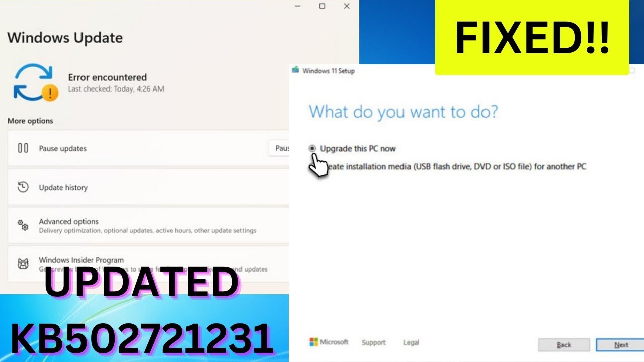 How To Fix Update Kb502721231 Not Installing Downloading On Windows