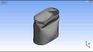 Ansys Workbench Nonlinear Buckling Analysis Cylindrical Shell Under