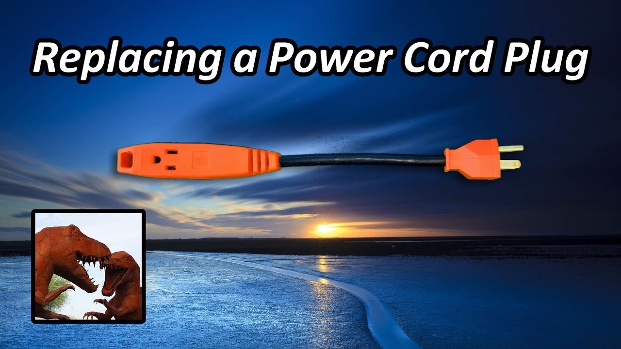 ёяфмreplacing A Power Cord Plug ёяыа Youtube