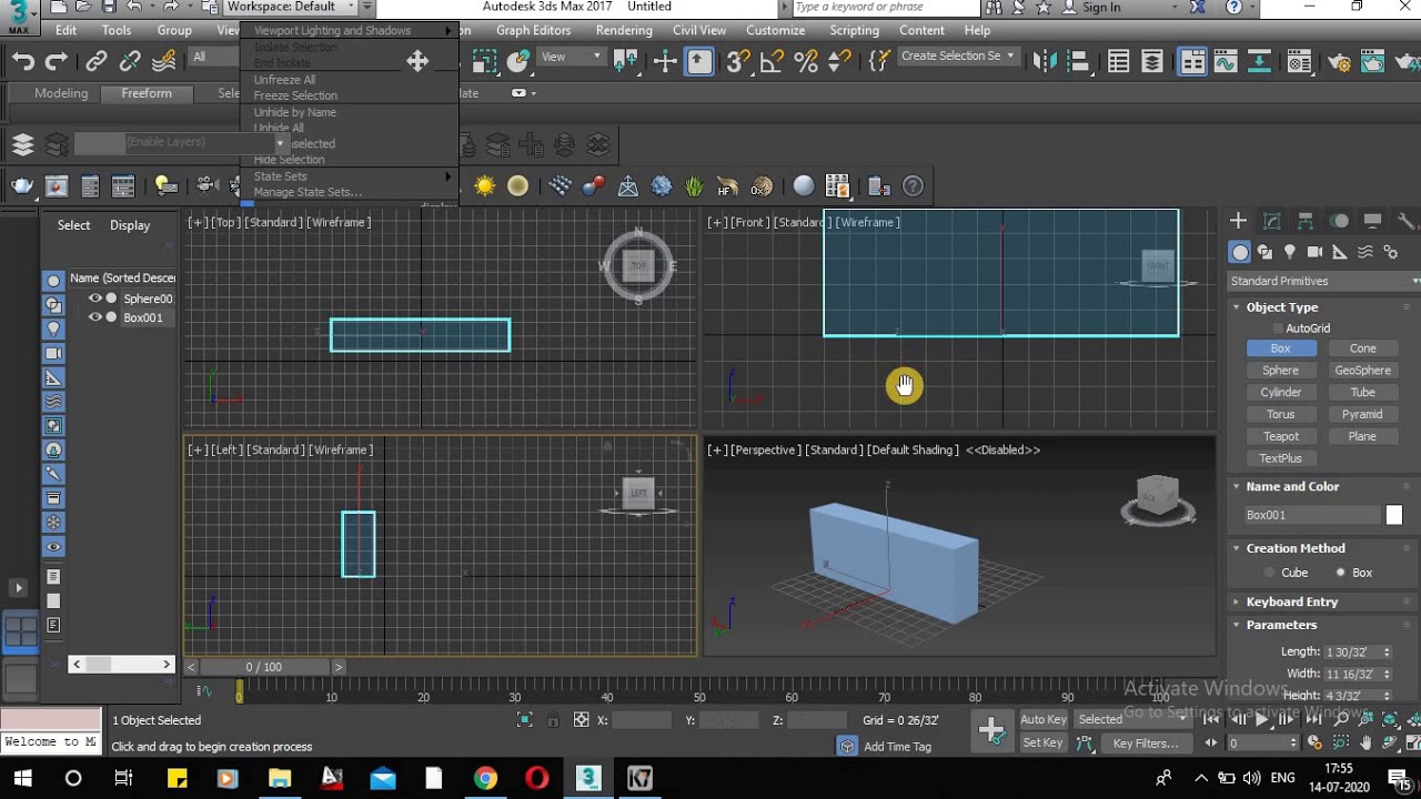 3ds Max Tutorial 1 Introduction Youtube