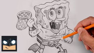 How To Draw Patrick Star Spongebob Sketch Tutorial Videos For Kids