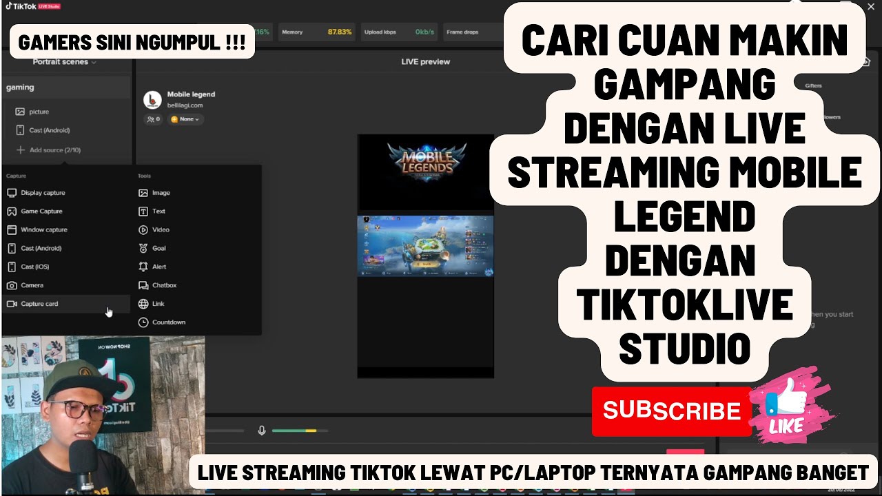 Tiktoklive Studio Tutorial Cara Live Streaming Tiktok Menggunakan Pc