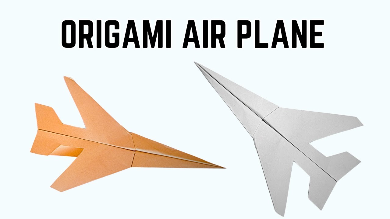 Origami Airplane Asmr Paper Asmr How To Make Origami Airplane How