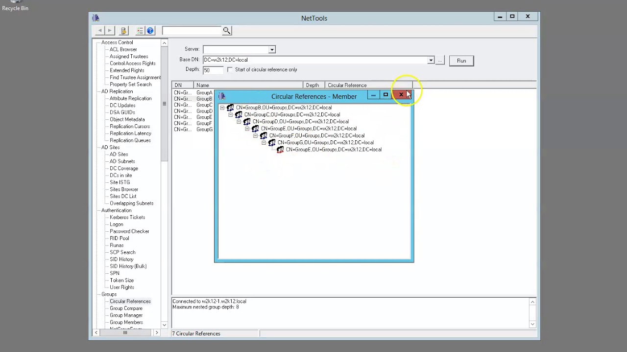 Nettools Circular References Youtube