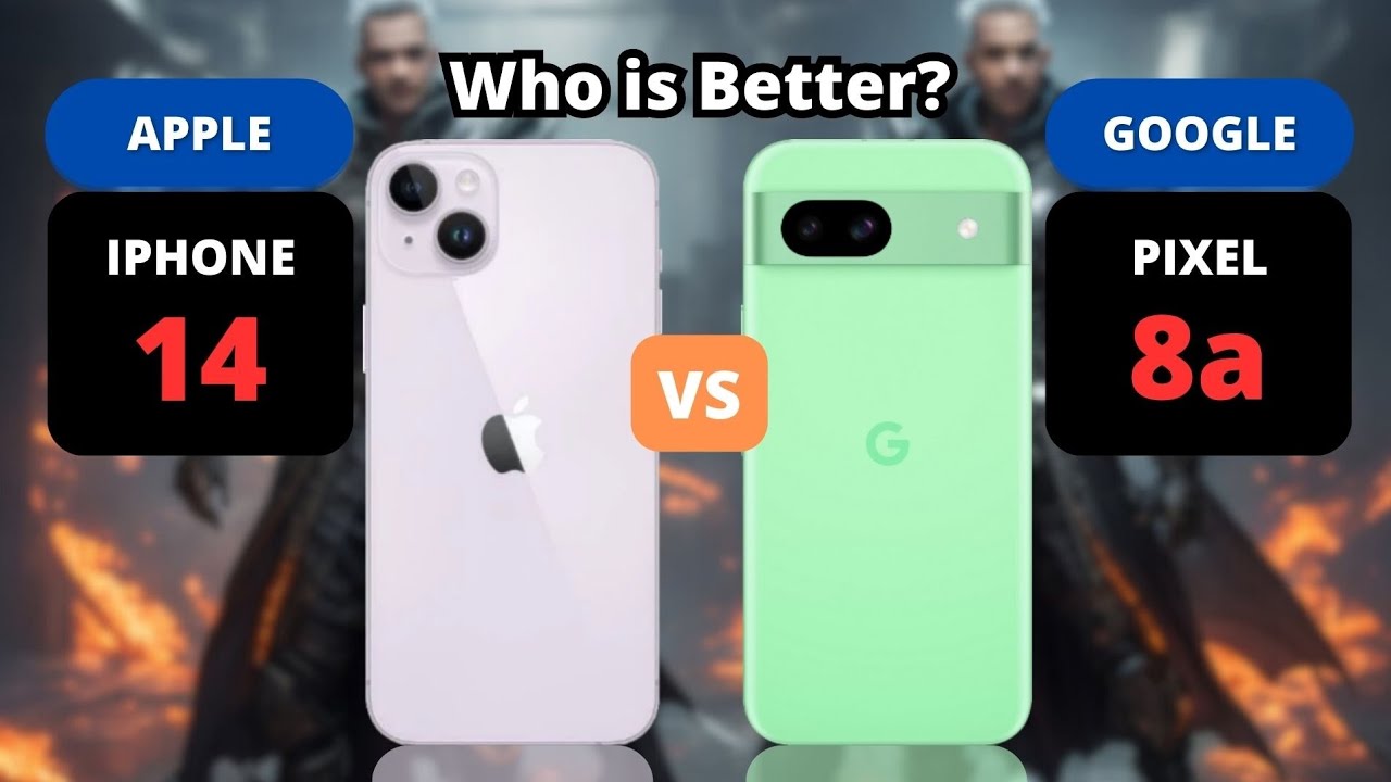 Iphone 14 Vs Google Pixel 8a Phone Comparison Youtube