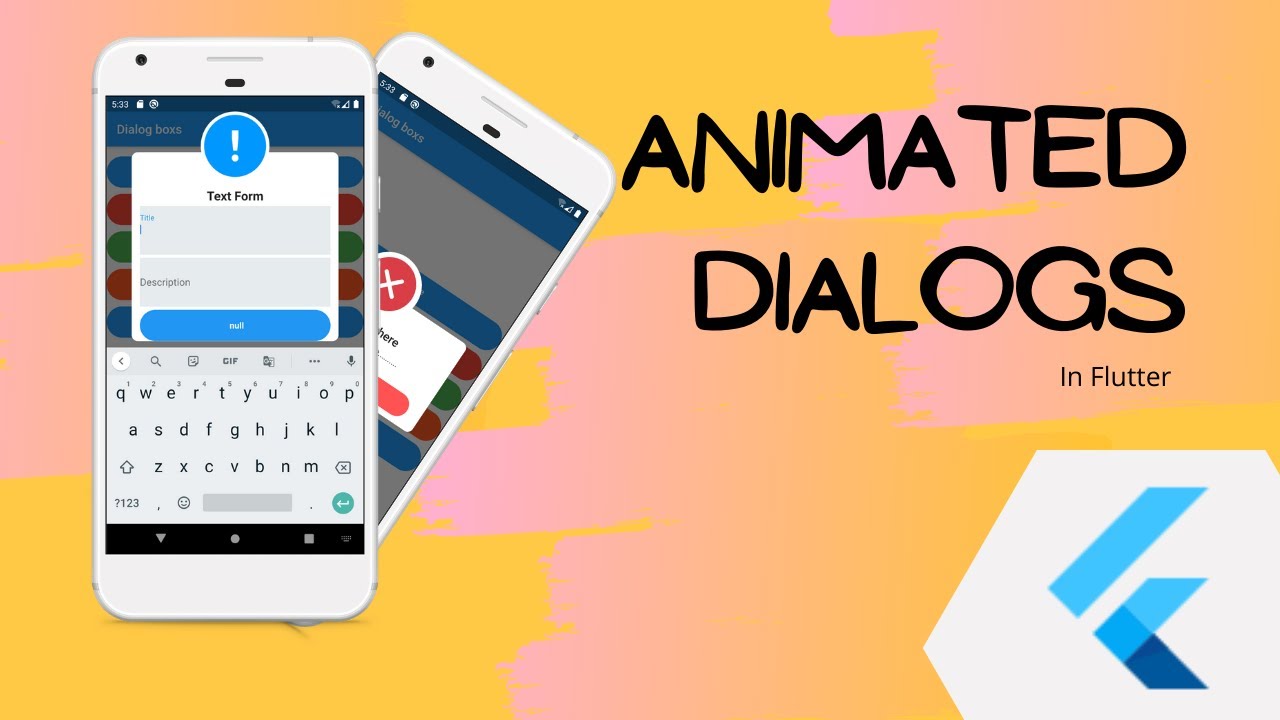 Animated Dialog Box Tutorial Ui Flutter Tutorials Youtube