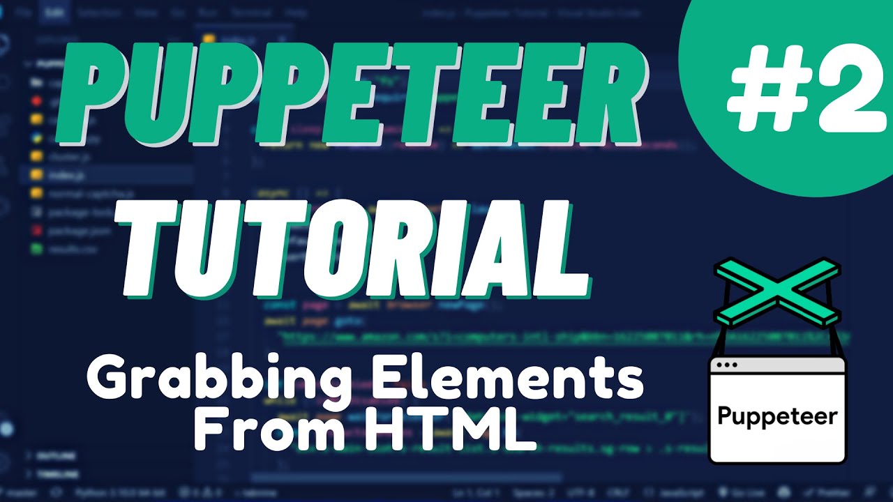 Nodejs Puppeteer Tutorial 2 Grabbing Elements From Html Youtube