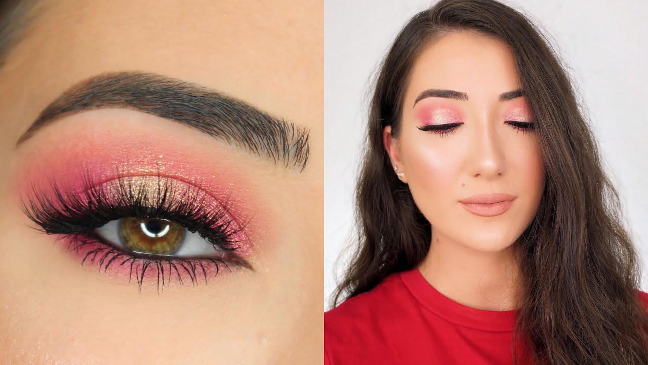 Pink And Gold Makeup Wiffy Glitter Liquid Eyeshadow Pink Gold Blue