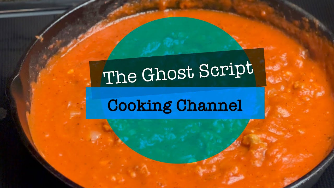 The Ghost Script Cooking Channel Youtube
