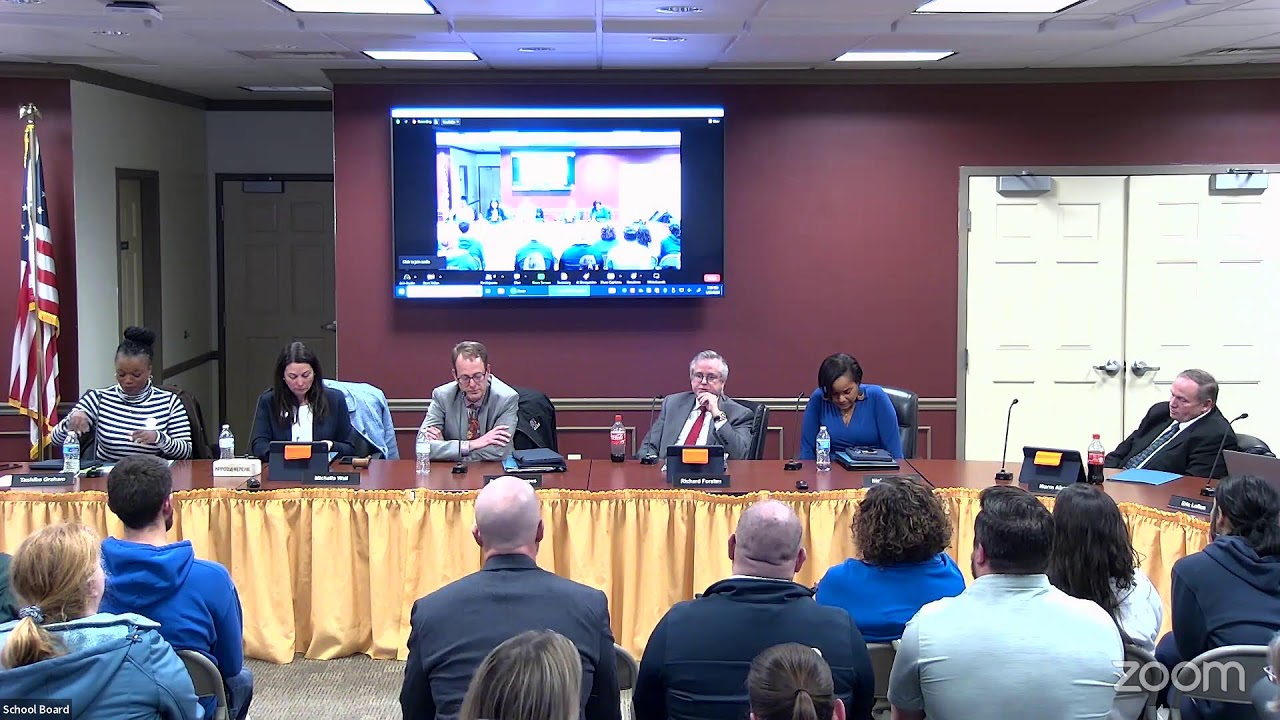1 25 2024 School Board Meeting Youtube