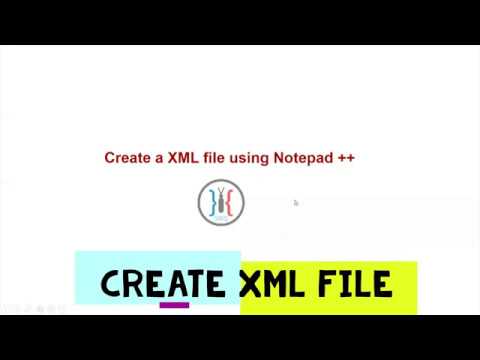 Create Xml File Using Notepad Youtube