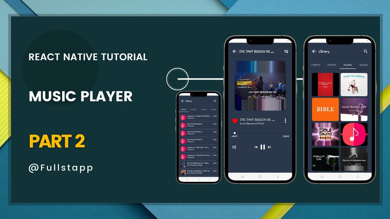 Master React Native By Building An Offline Music Player Part 2 Youtube