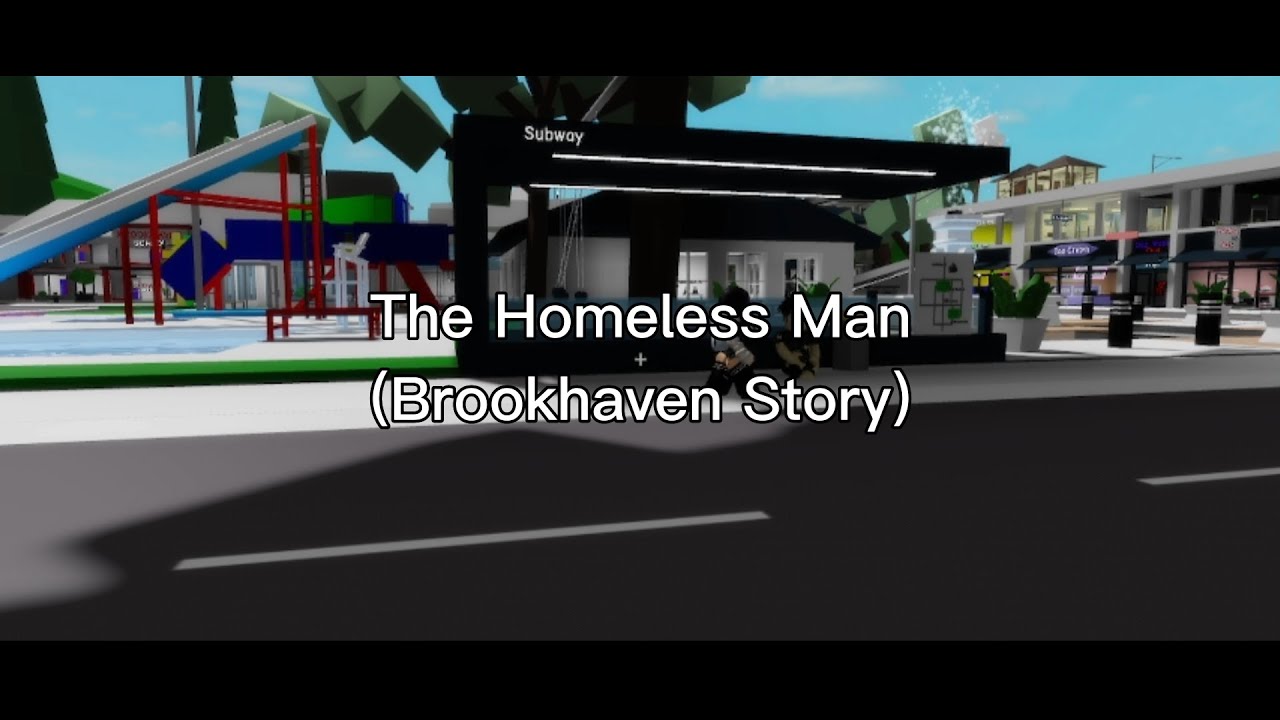 Homeless Man Roblox Brookhaven Rp Short Story Youtube