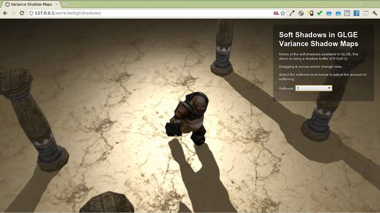 Variance Shadow Maps In Webgl Youtube