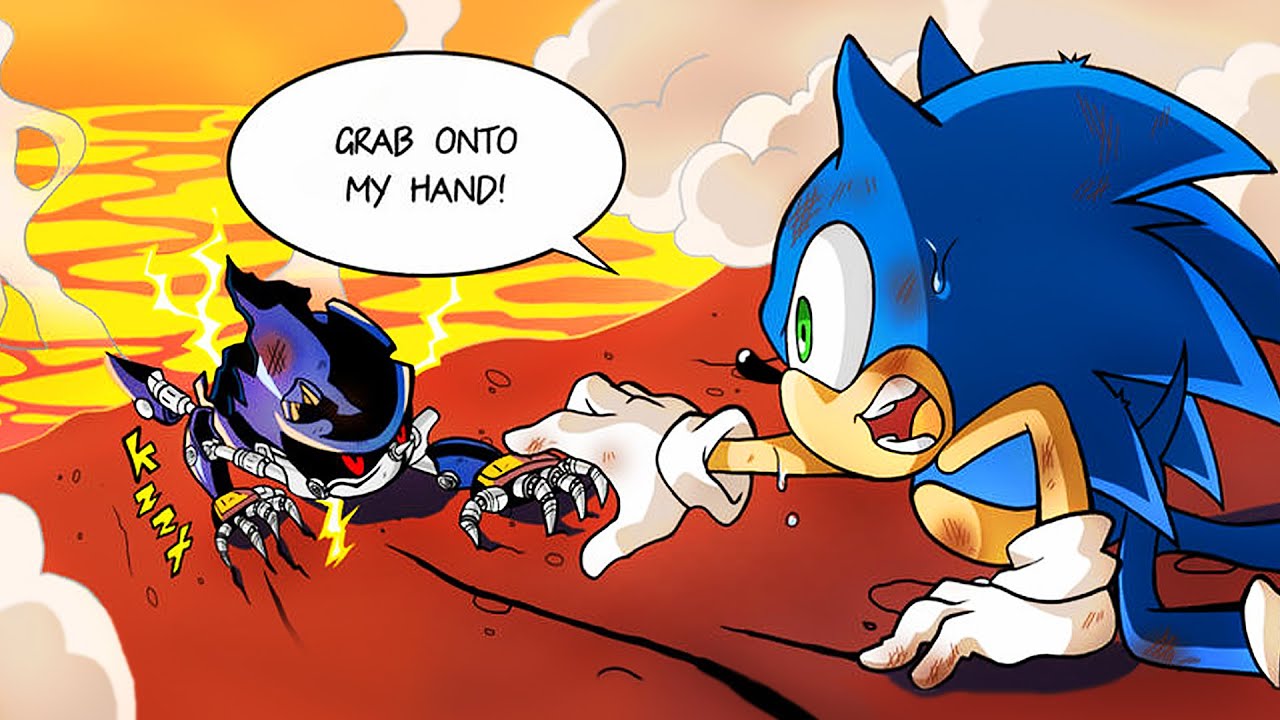 The End Of Metal Sonic Sonic Comic Dub Compilation Youtube