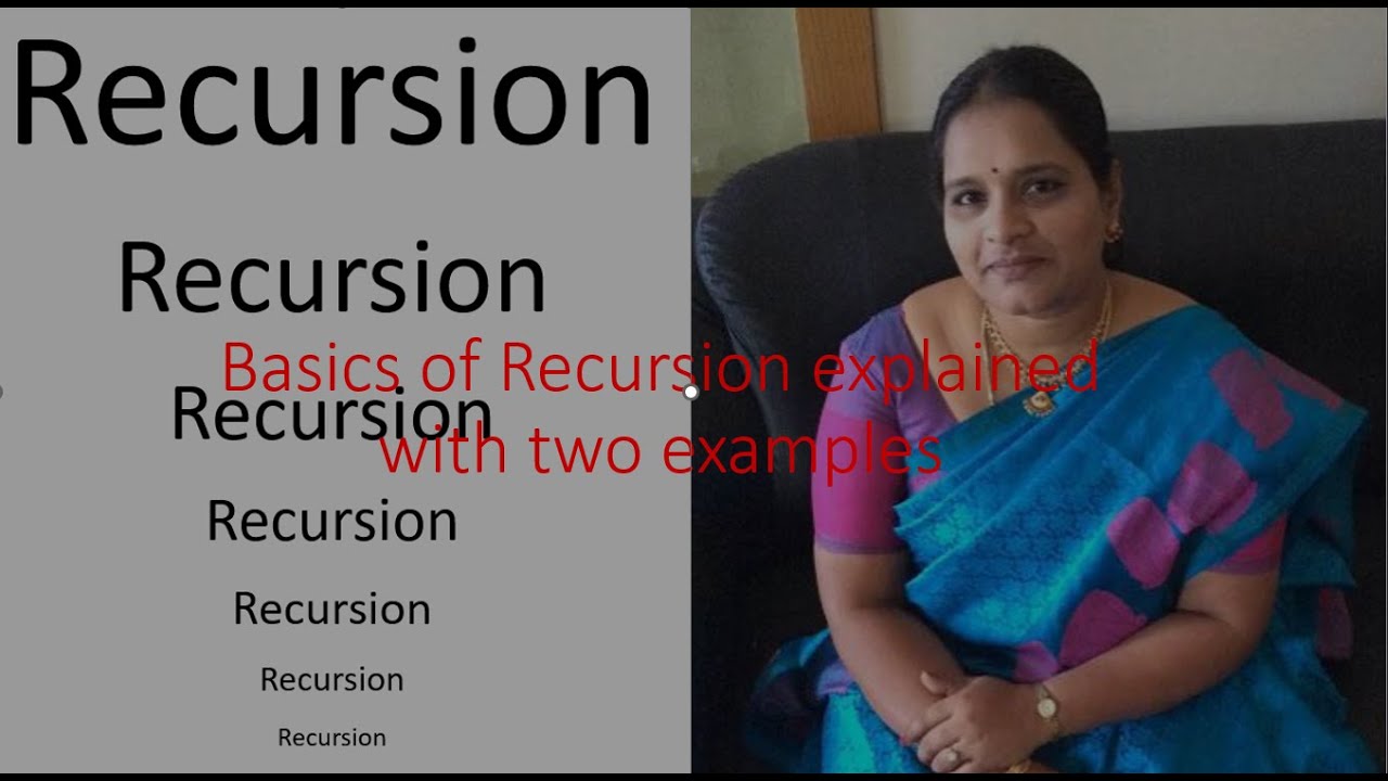 Introduction To Recursion Youtube