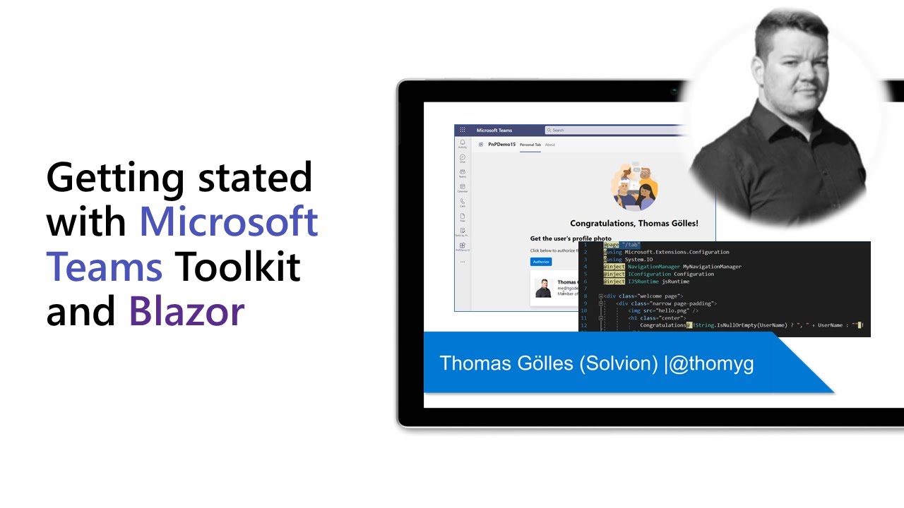 Getting Stated With Microsoft Teams Toolkit And Blazor Youtube