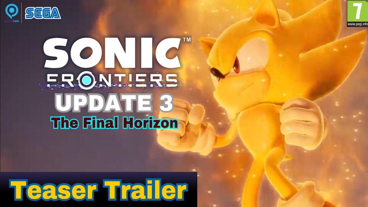 Sonic Frontiers Update 3 The Final Horizon Teaser Trailer Gamescom