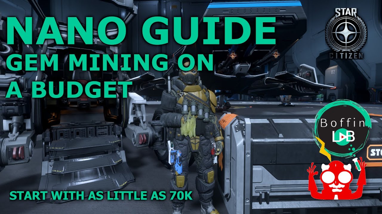 Star Citizen 4 4 0 Beginner S Guide Gem Mining On A Budget Youtube