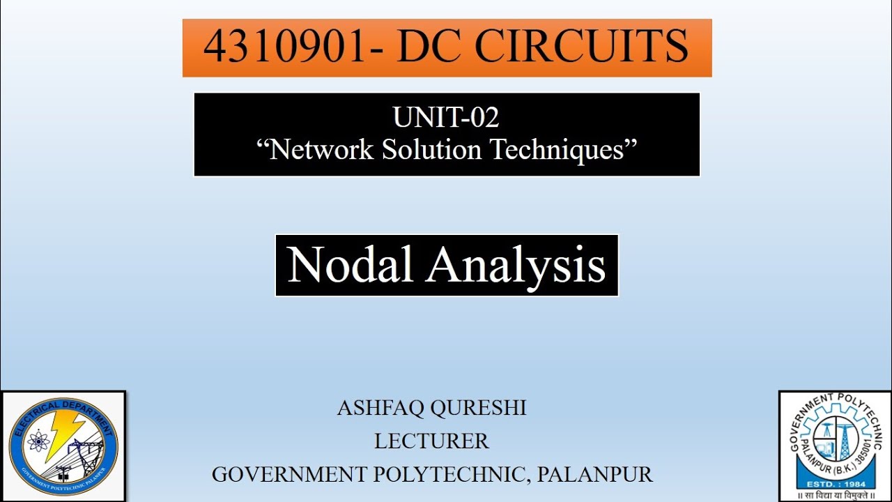 Node Analysis Method Youtube