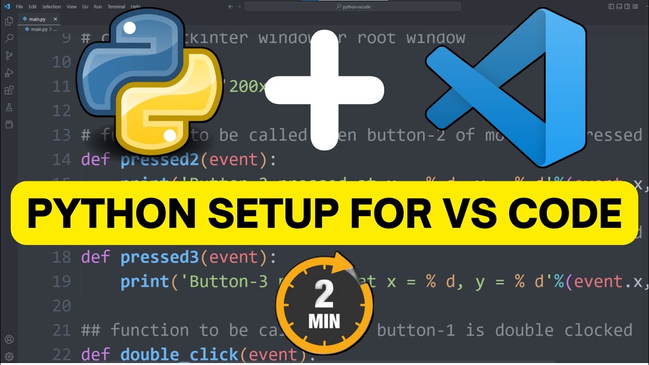 How To Setup Python In Visual Studio Code Youtube