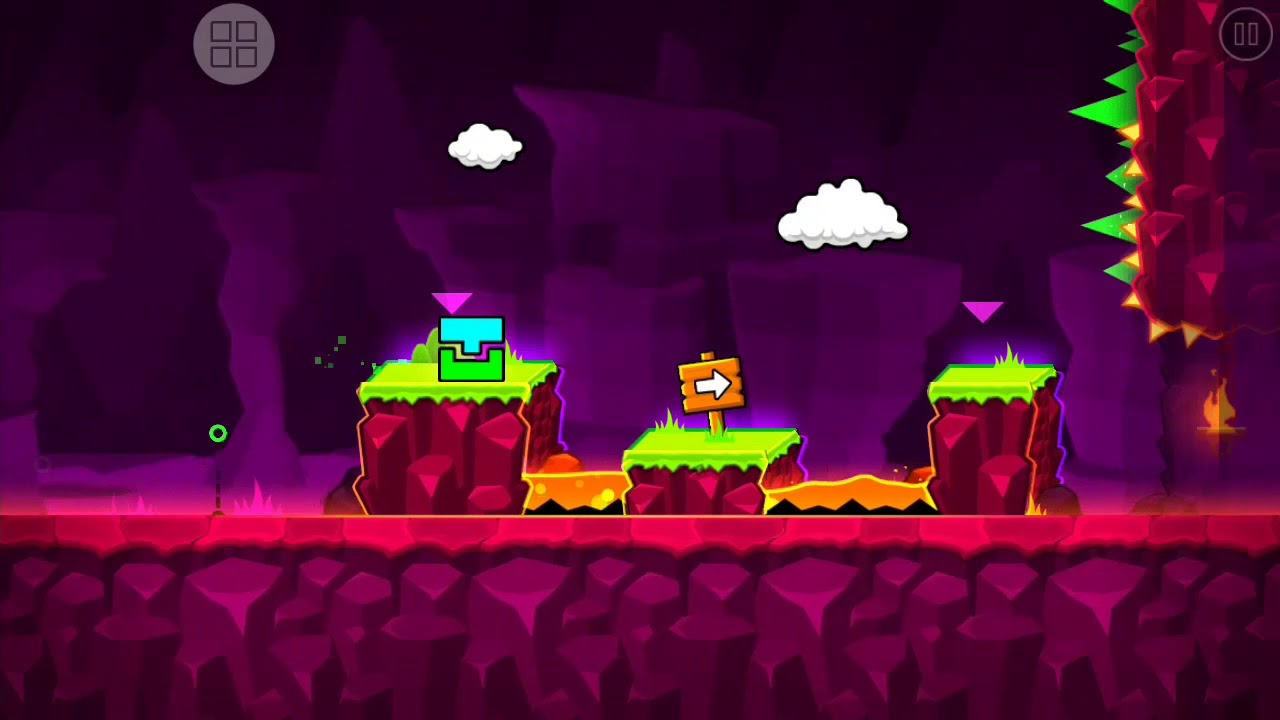 Playing Geometry Dash For The First Time Youtube