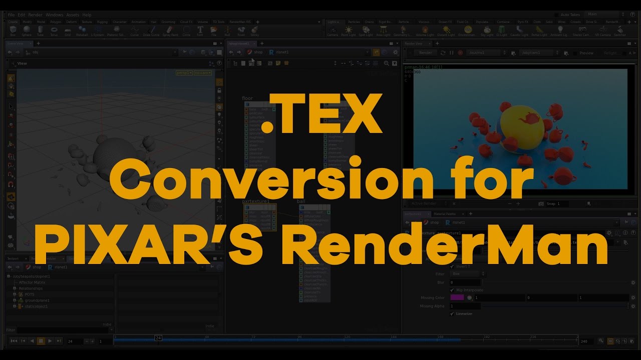 Tex Conversion For Pixar S Renderman Youtube