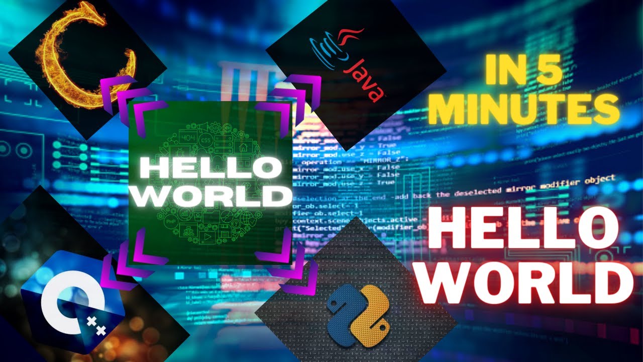 Hello World In C C Java Python Write Your First Code