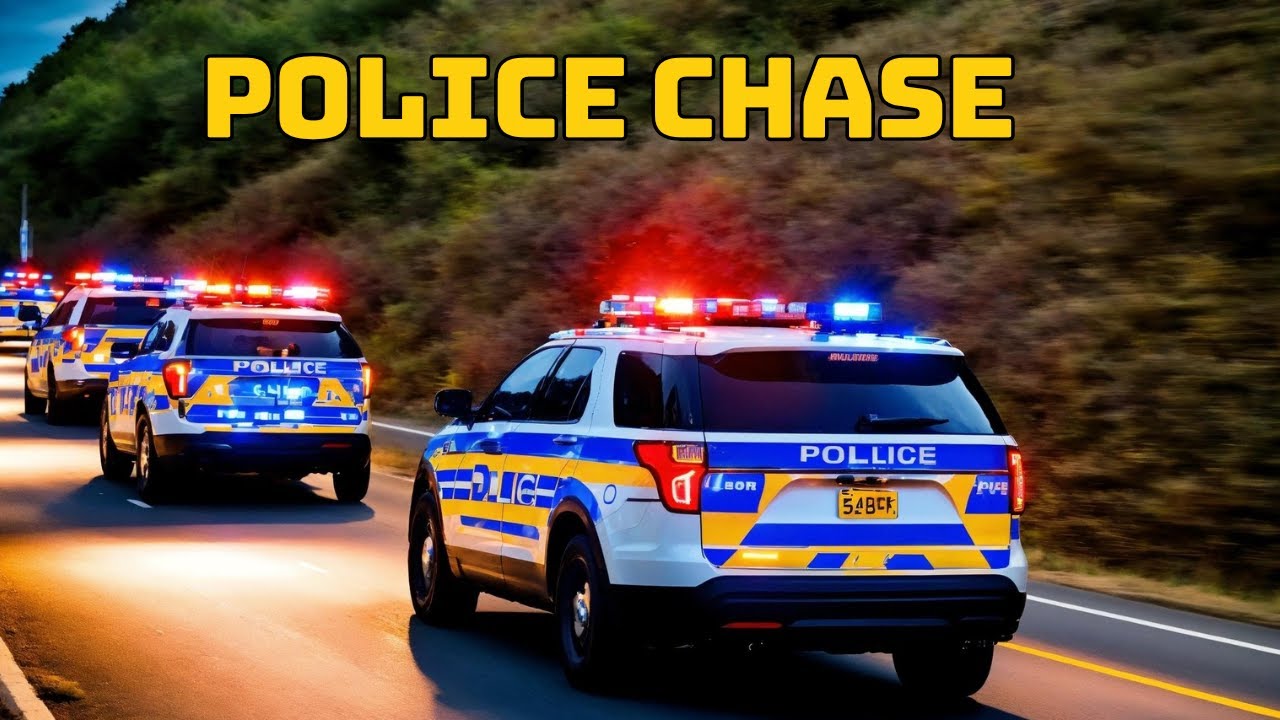 Police Chase Through The City High Speed Youtube