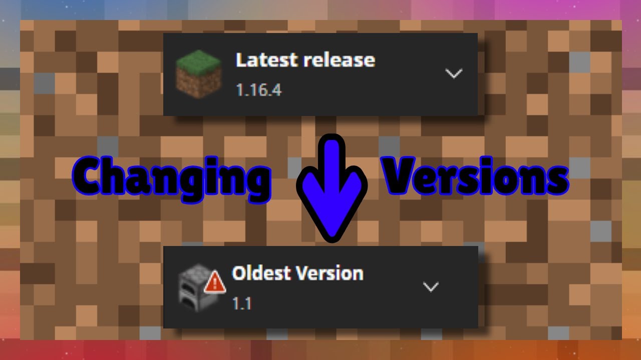 How To Change Your Version Of Minecraft Java Edition Youtube