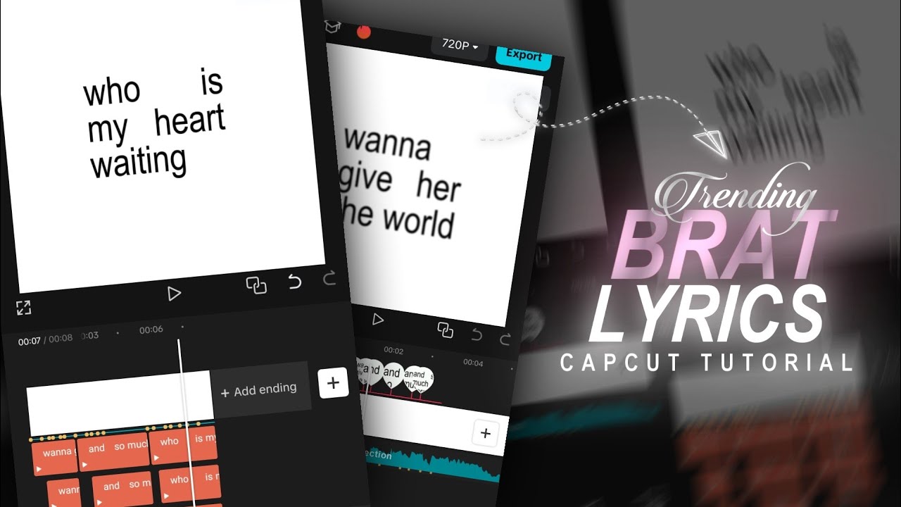 Trending Brat Lyrics Tiktok Style Two Easy Ways Capcut Youtube