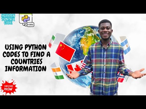 How To Find Country Information Using Python Pythonprogramming Coding