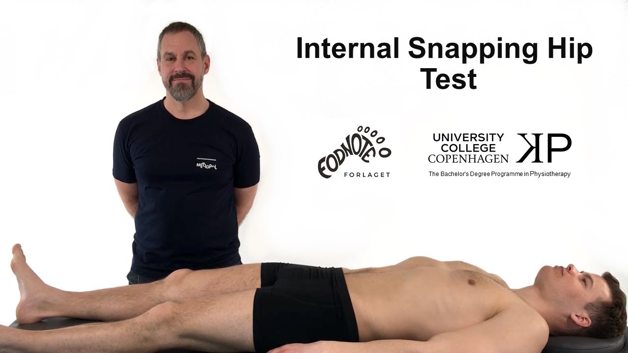Internal Snapping Hip Test Youtube