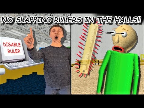 Baldi No Slapping Rulers In The Halls Baldi S Basics Mod Baldi S