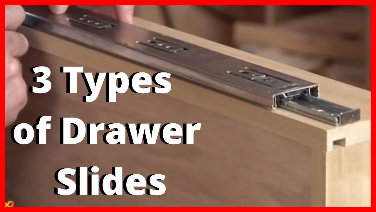 рџ ћ How To Install 3 Types Of Drawer Slides In Cabinets Step By Step
