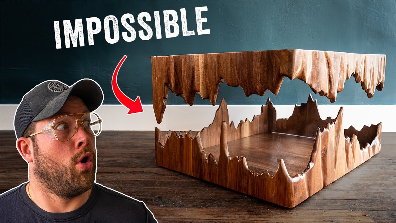 Impossible Floating Cave Table Build Youtube