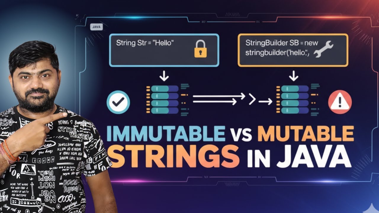 28 Mutable Vs Immutable Strings In Java With Examples In Telugu Youtube