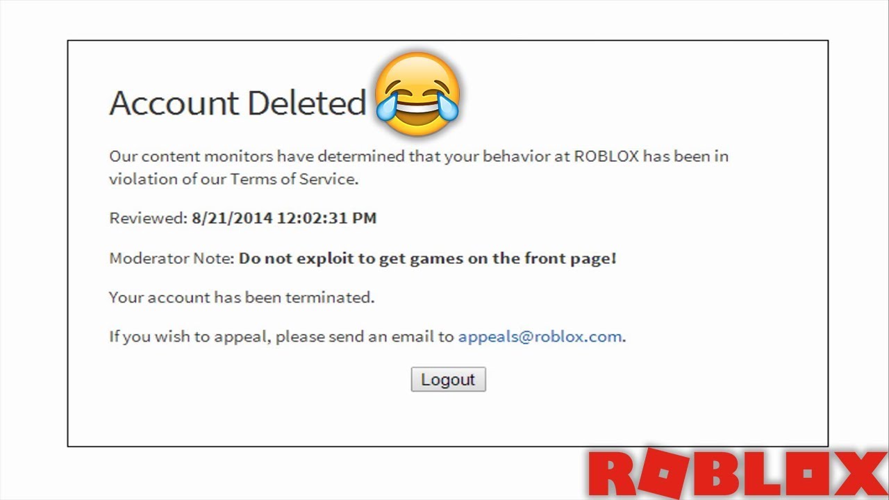Fastest Ways To Get Banned On Roblox Youtube