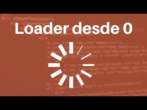 вњљпёџ Como Crear Un Loader Con Html Css Y Javascript Youtube
