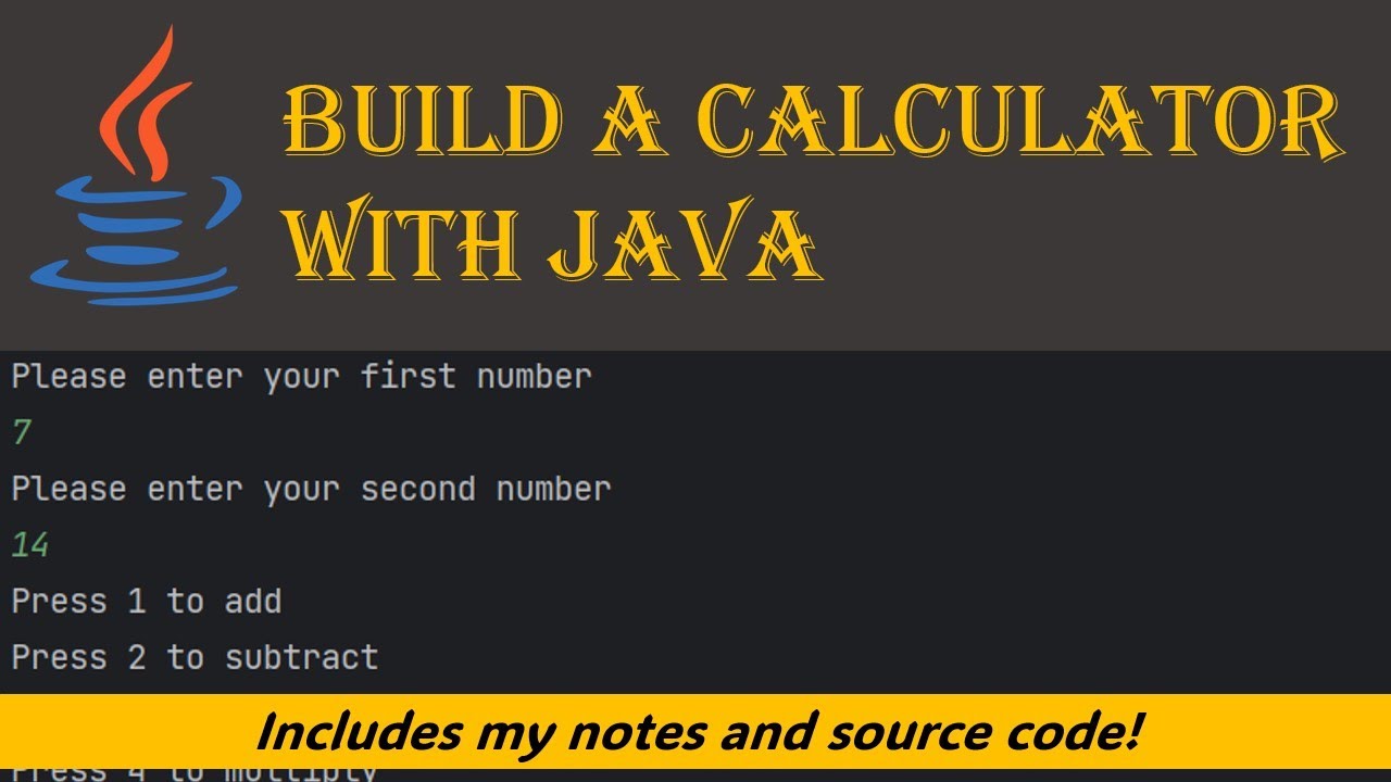 10 Build A Calculator Java Tutorial For Beginners Youtube