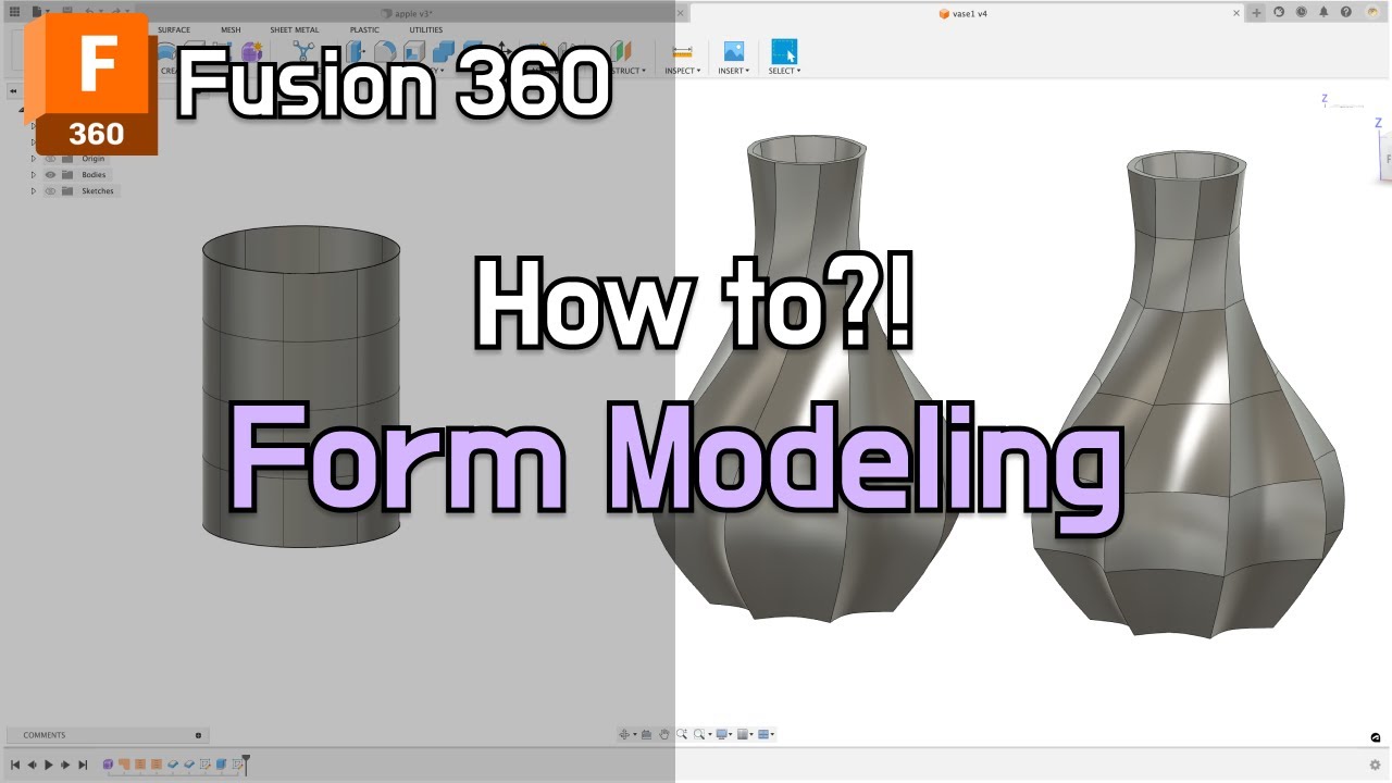 Spiral Vase 3d Modeling With Fusion 360 How To Design Tip Youtube